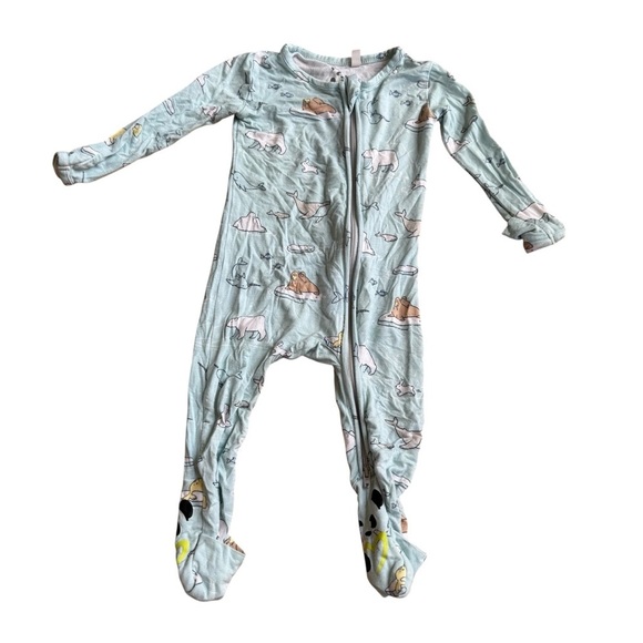 Bellabu Bear | Pajamas | Bellabu Bear Bamboo Pajama Footed Sleeper 2way ...
